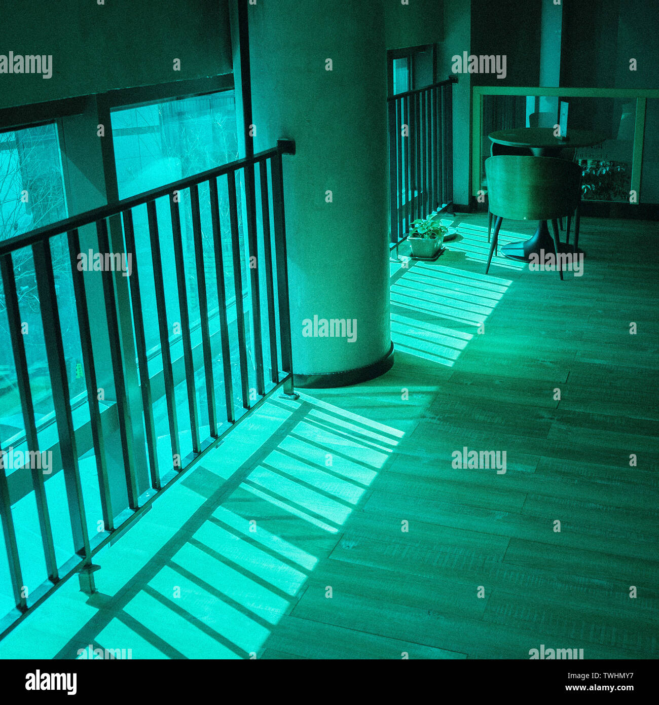 Indoor light and shadow building Stock Photo - Alamy