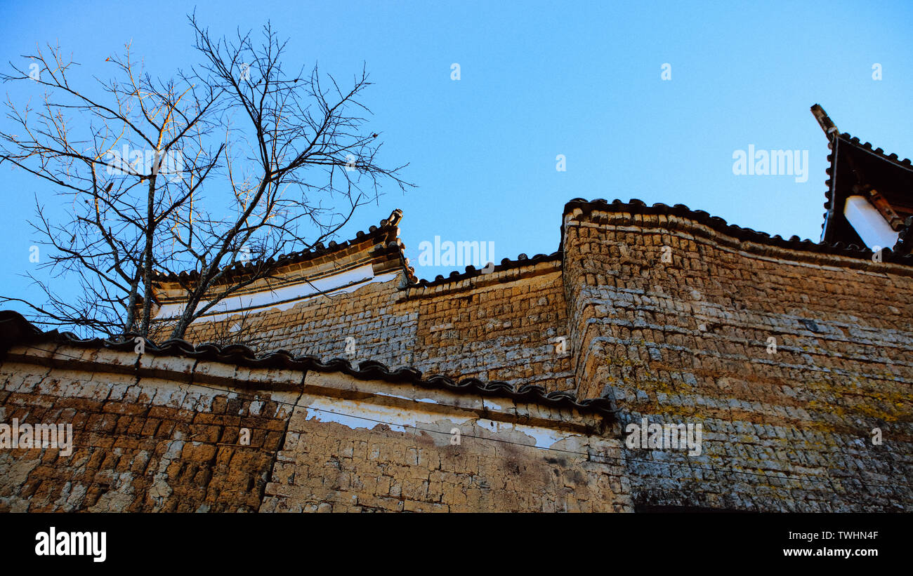 Landscape of Heshun Ancient Town, Tengchong City, Yunnan Province Stock ...