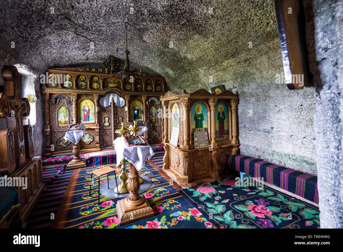 Cave Monastery at Orhei Vechi, Moldova Stock Photo - Alamy