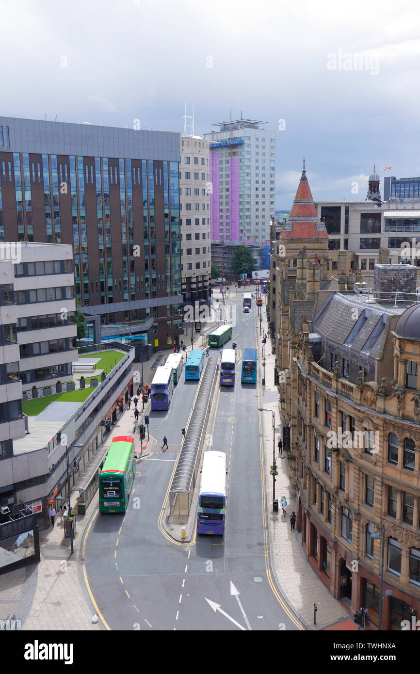 Infirmary Street in Leeds City Centre Stock Photo - Alamy