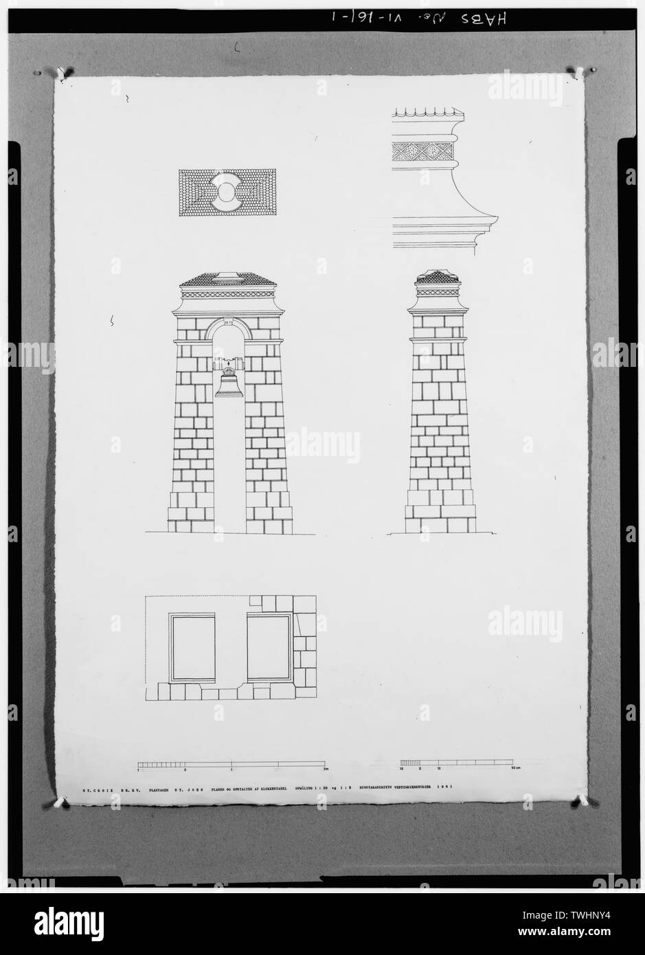 Masonry structure study Black and White Stock Photos & Images - Alamy