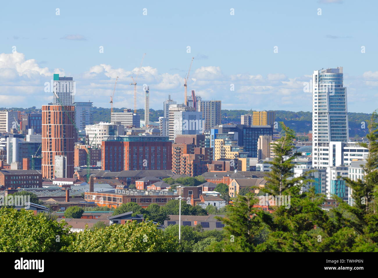 Leeds skyline from beeston hi-res stock photography and images - Alamy