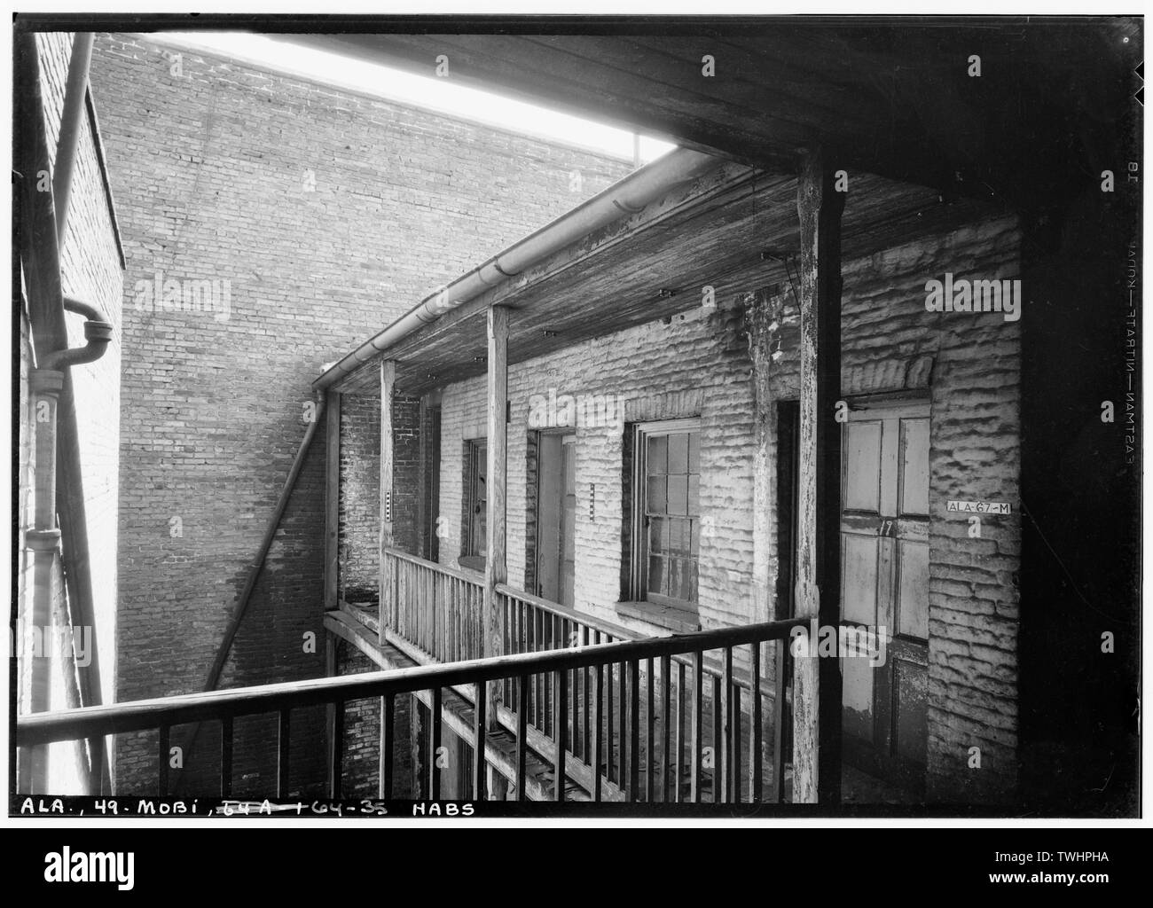 Rear of commercial buildings Cut Out Stock Images & Pictures - Alamy