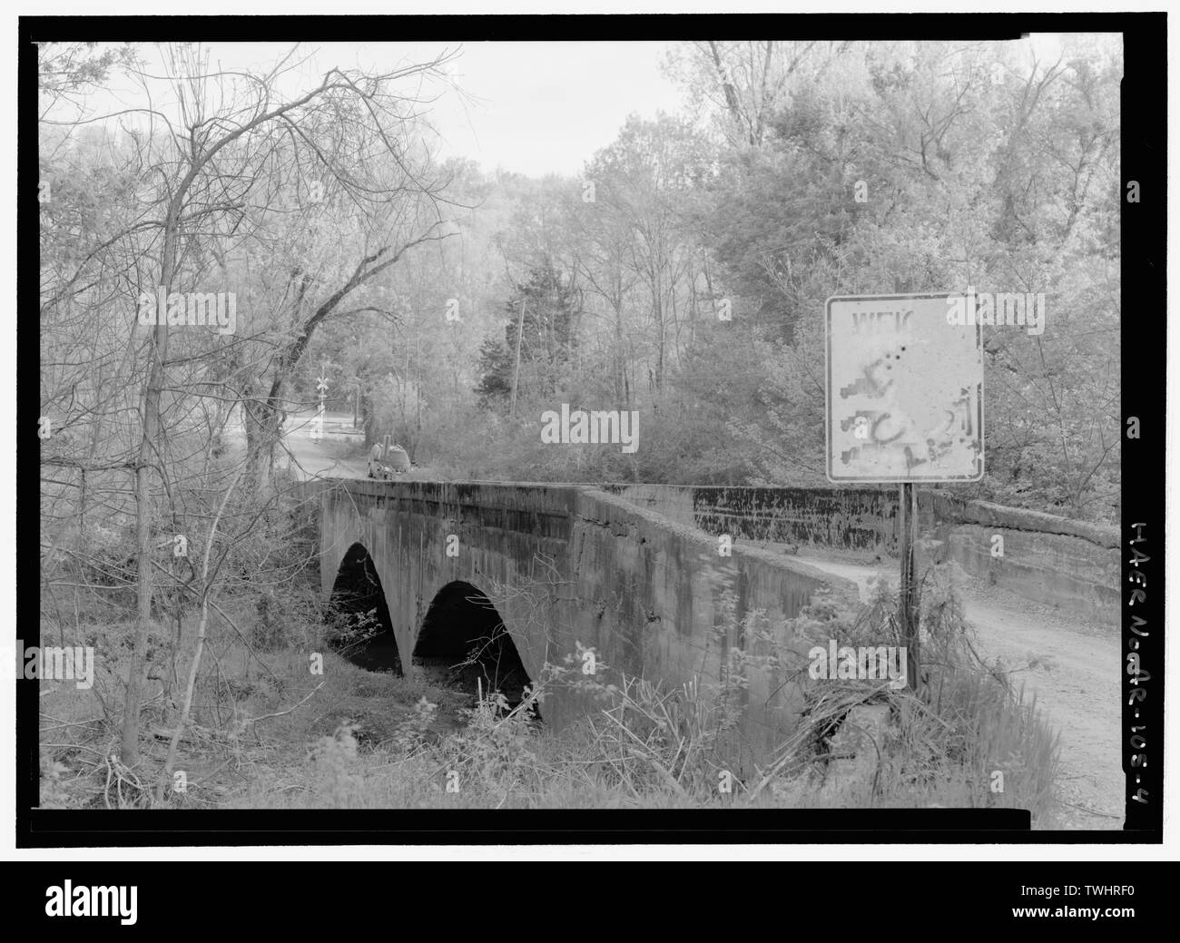 SHARP PERSPECTIVE OF EAST SIDE OF BRIDGE LOOKING SSW - Miller Creek ...