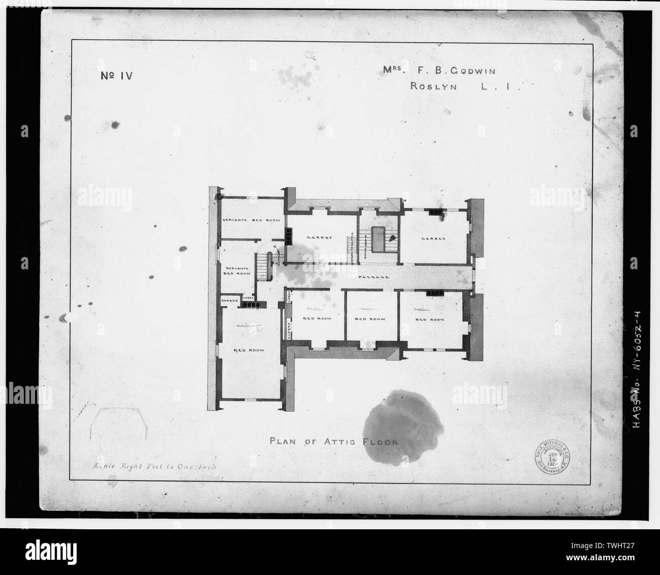 Attic floor plan hi-res stock photography and images - Alamy