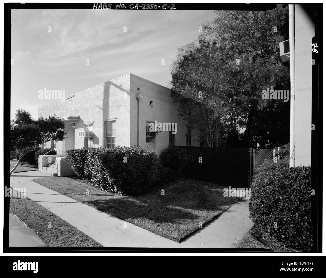 SHERIFF'S SUBSTATION EAST FRONT AND NORTH SIDE, CAMERA FACING SOUTHWEST ...