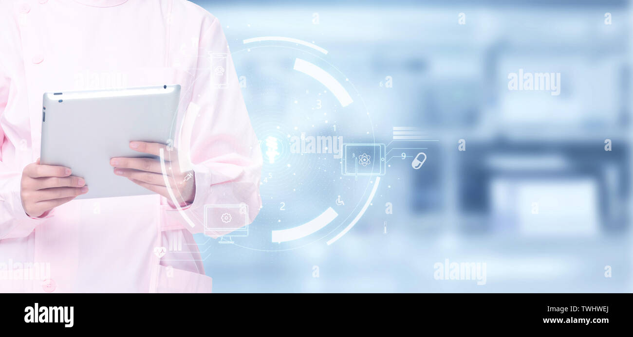 Modern medical concept map Stock Photo - Alamy