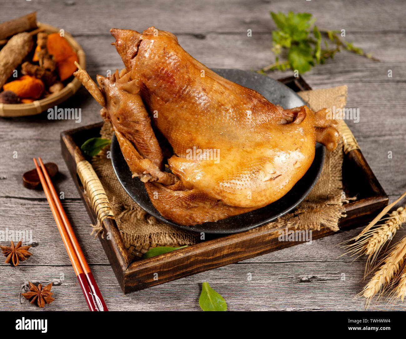 Daokou roast chicken Stock Photo - Alamy