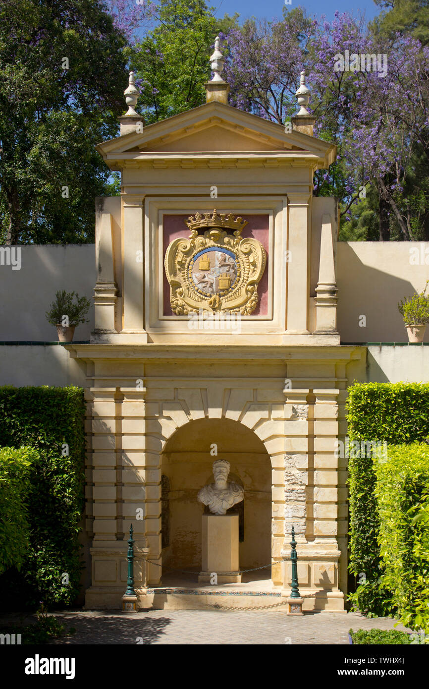 The Alcazar of Seville, a royal palace built by Castilians after the ...
