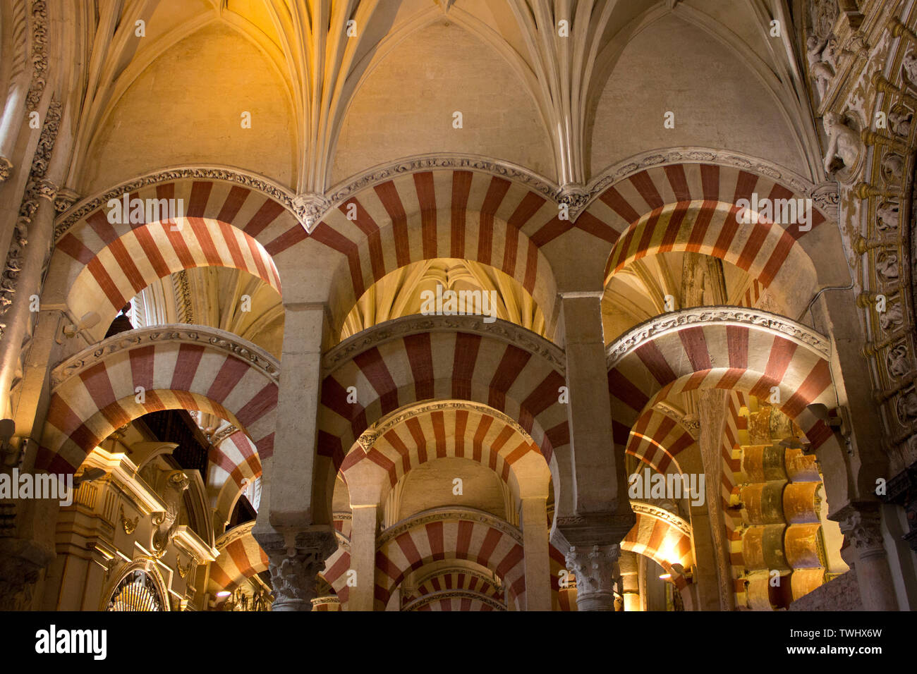 The Mosque–Cathedral of Córdoba, in the Spanish region of Andalusia ...