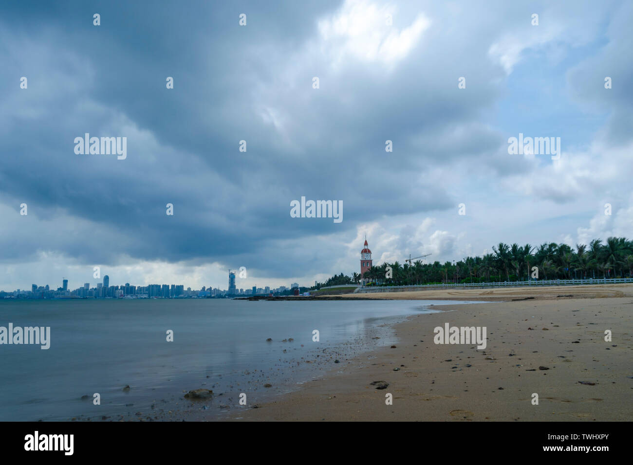 The city of haikou clock tower hi-res stock photography and images - Alamy