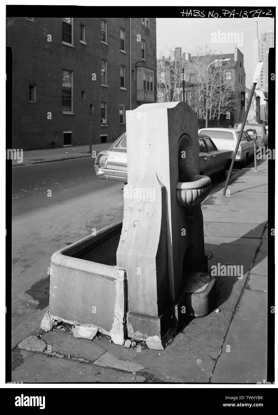 SIDE VIEW, SHOWING TROUGH AND FOUNTAIN - Water Trough and Fountain ...