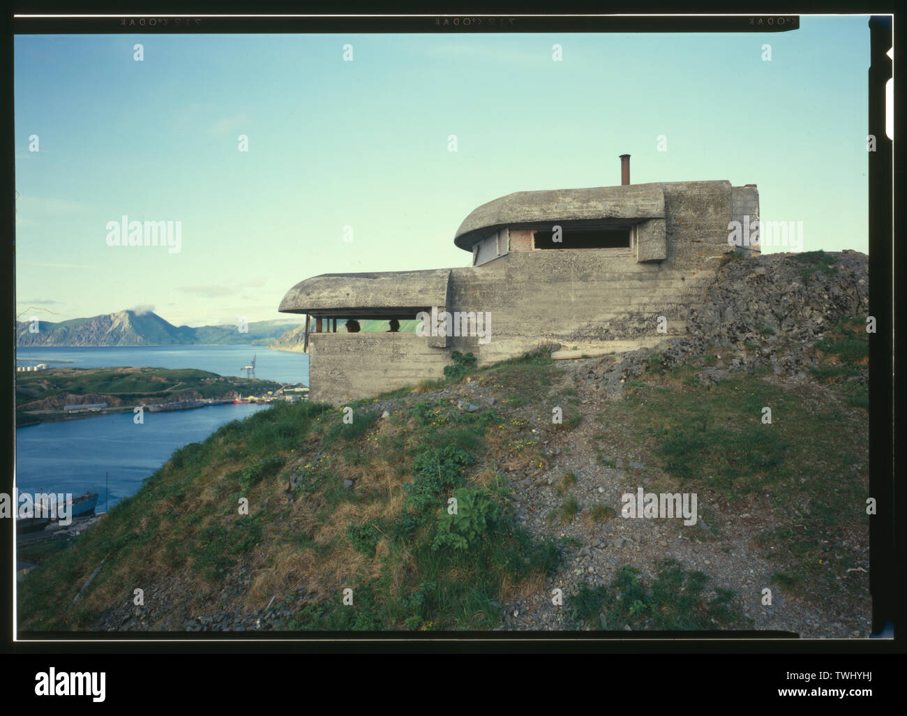 SIDE, LOOKING EAST - Naval Operating Base Dutch Harbor and Fort Mears ...