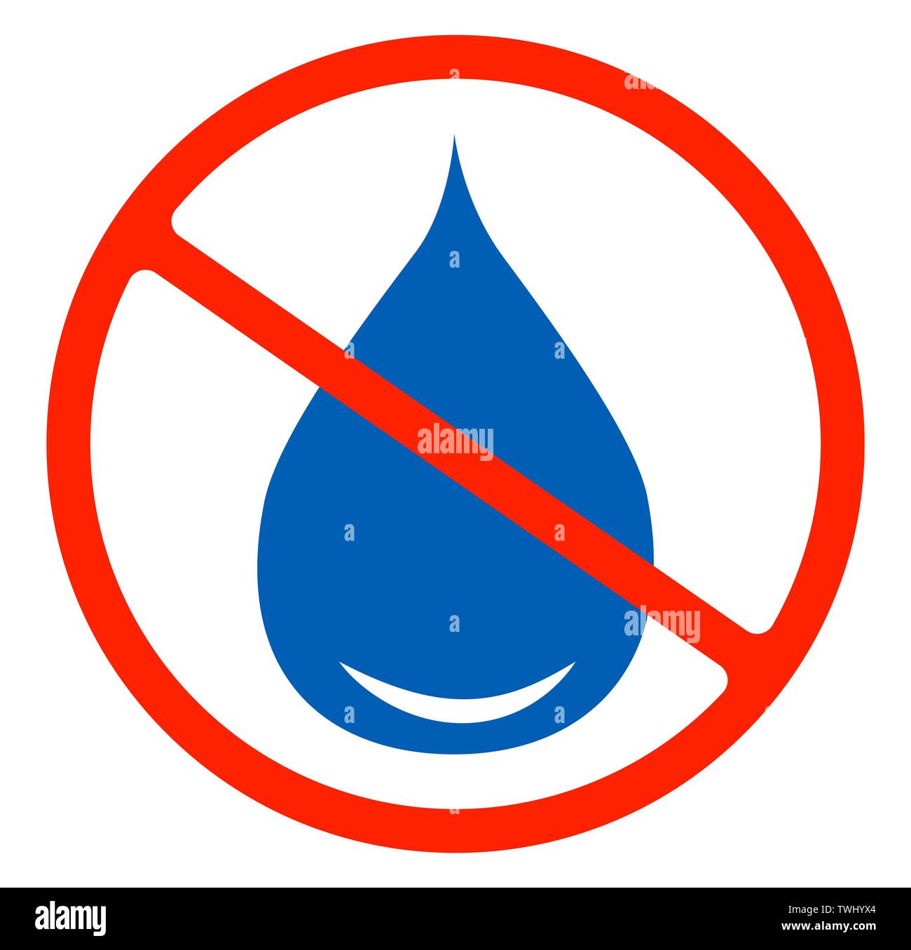 No water resistant, no waterproof or do not drink with drop warning ...