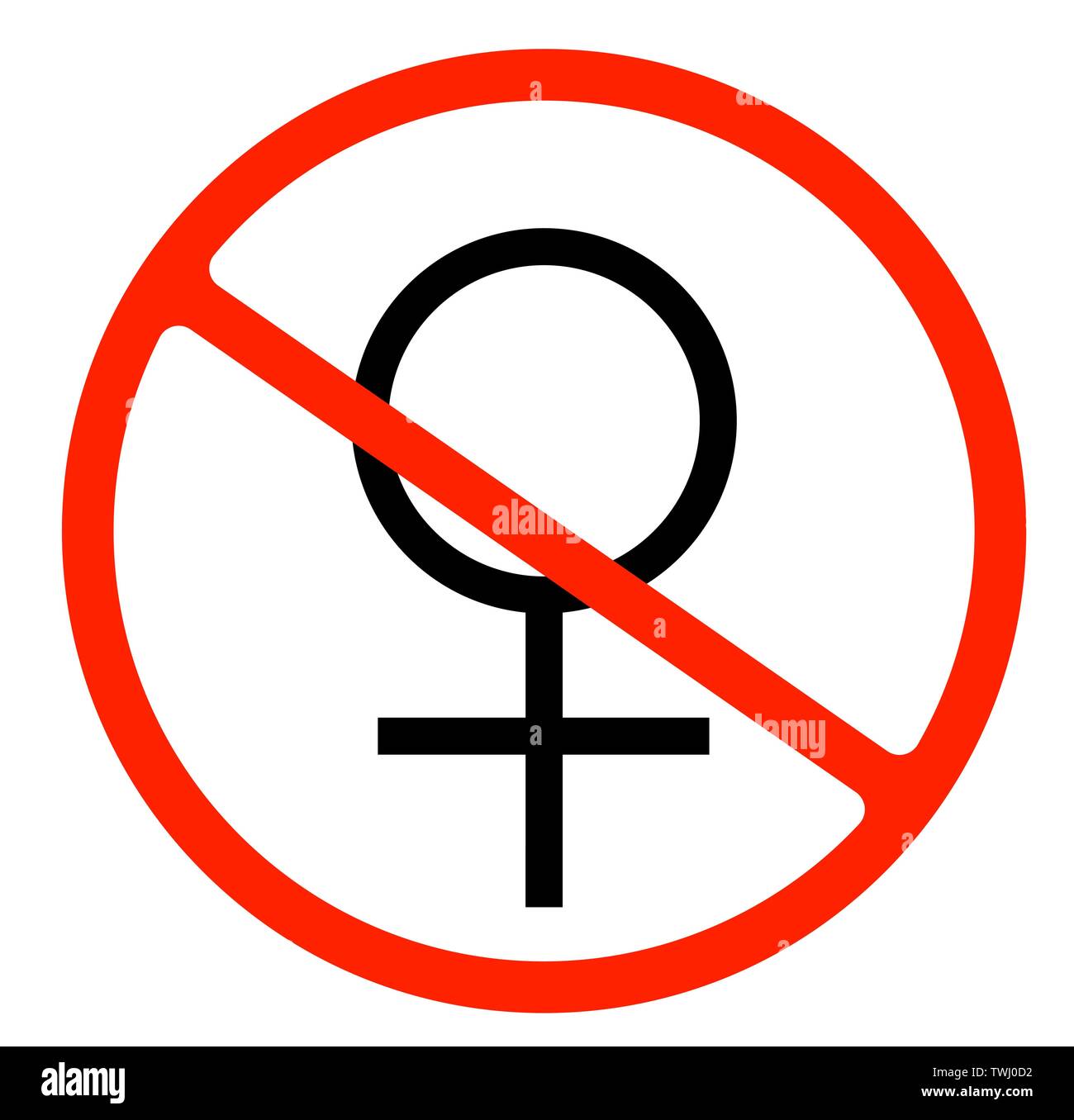 No Woman Logo