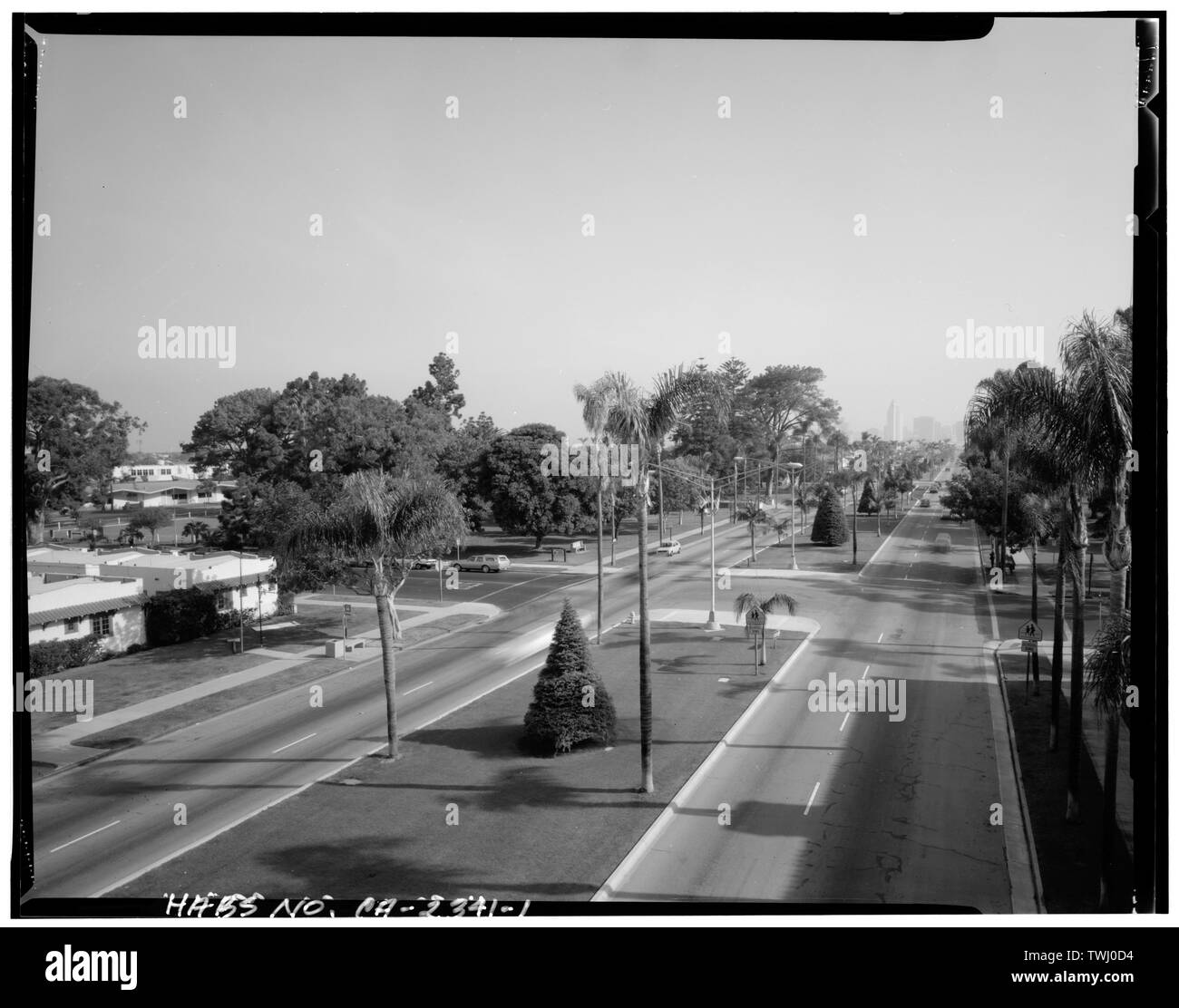SITE OVERVIEW FROM RAISED POINT ON ORANGE AVENUE, CAMERA FACING ...