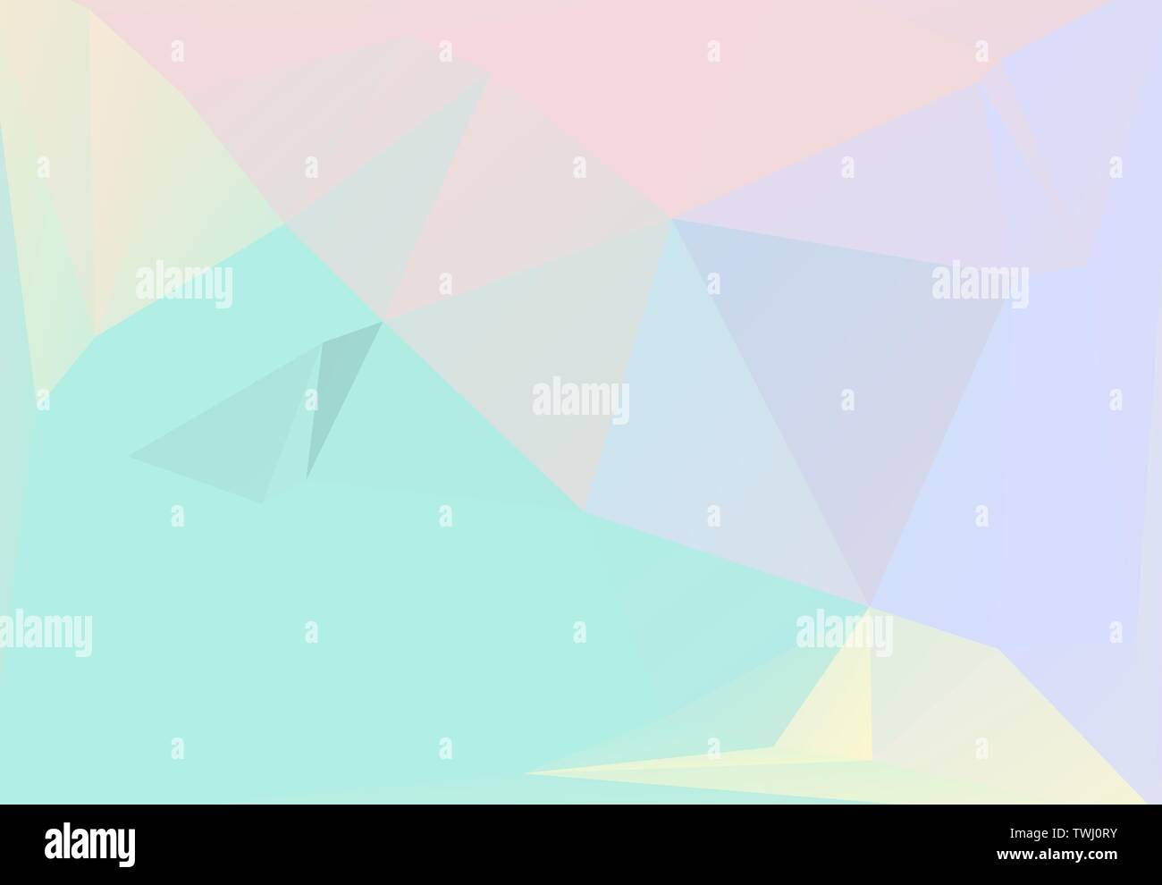 Abstract triangular background, with pastel colors inspired from the ...