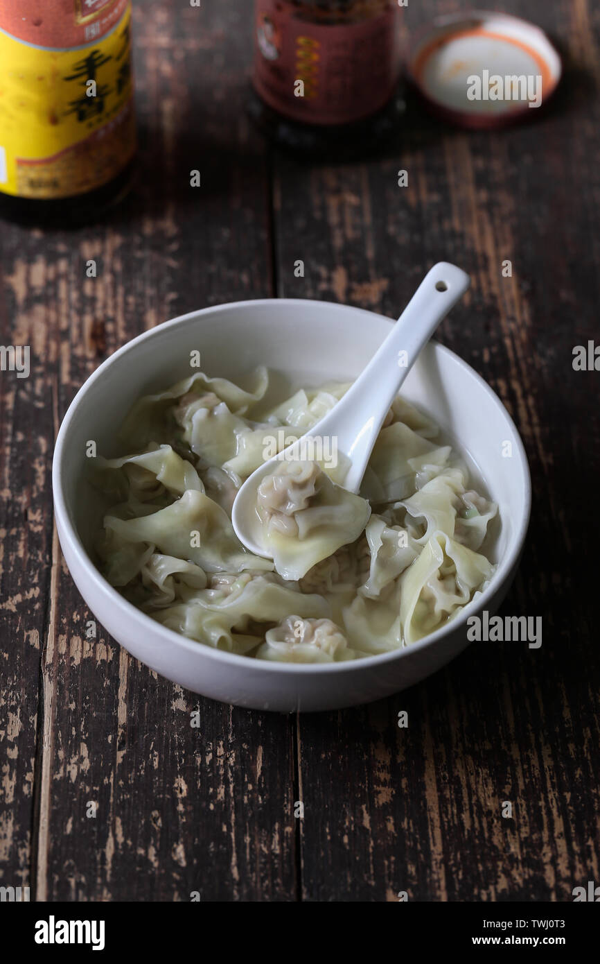 Chinese traditional dim sum small wonton Stock Photo - Alamy