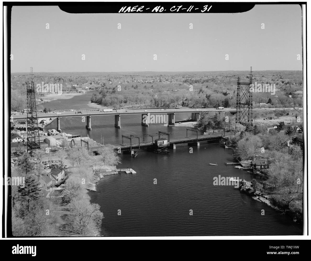 Saugatuck River Bridge. Saugatuck, Fairfield Co., CT. Sec. 9108, MP 44. ...