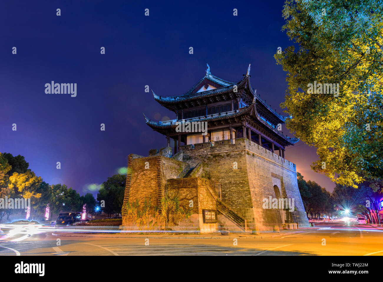 The ancient city of Linhai Stock Photo - Alamy