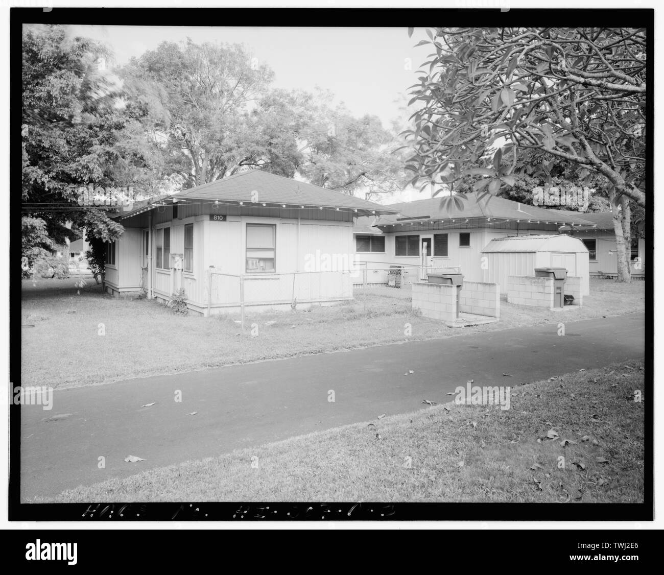 Barracks and military housing Black and White Stock Photos & Images - Alamy