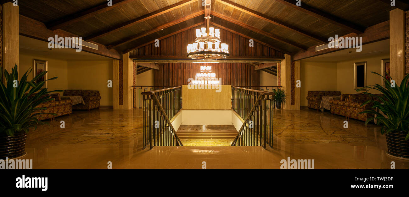 stairs in modern hotel Stock Photo - Alamy