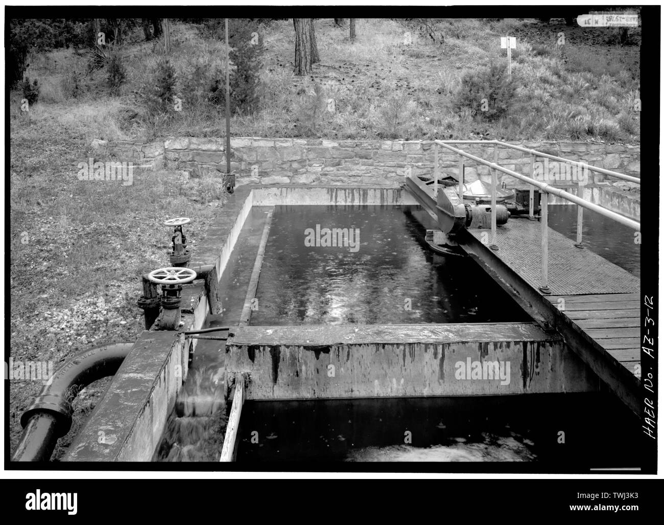 Second clarifier; ca. 1935; door clarifier. - Water Reclamation Plant ...