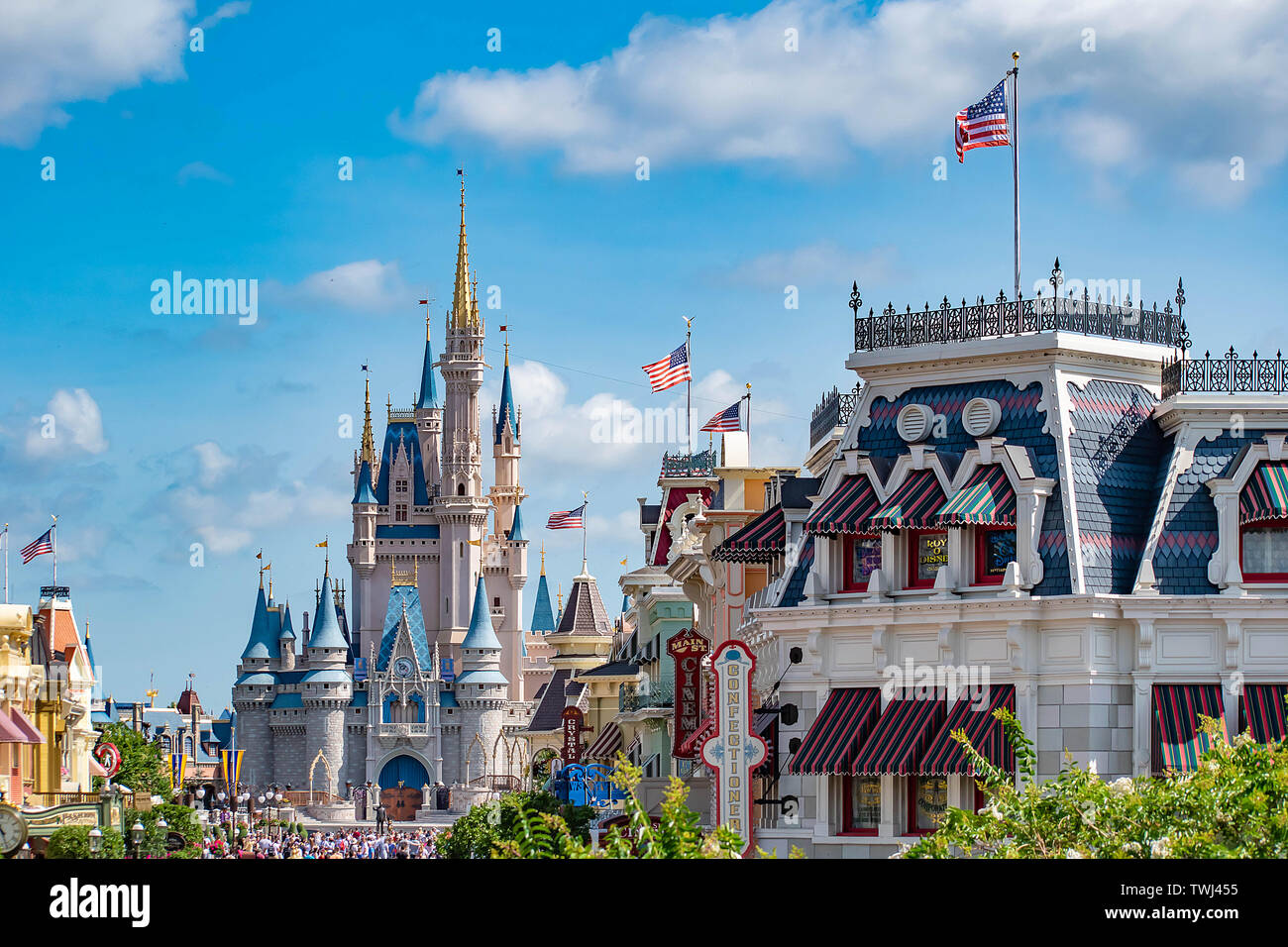 Disney World Main Street Background