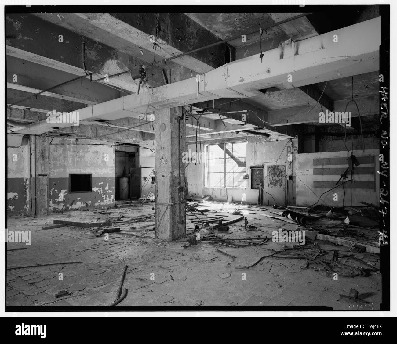 Second floor, looking southwest (possibly former multi-purpose room ...