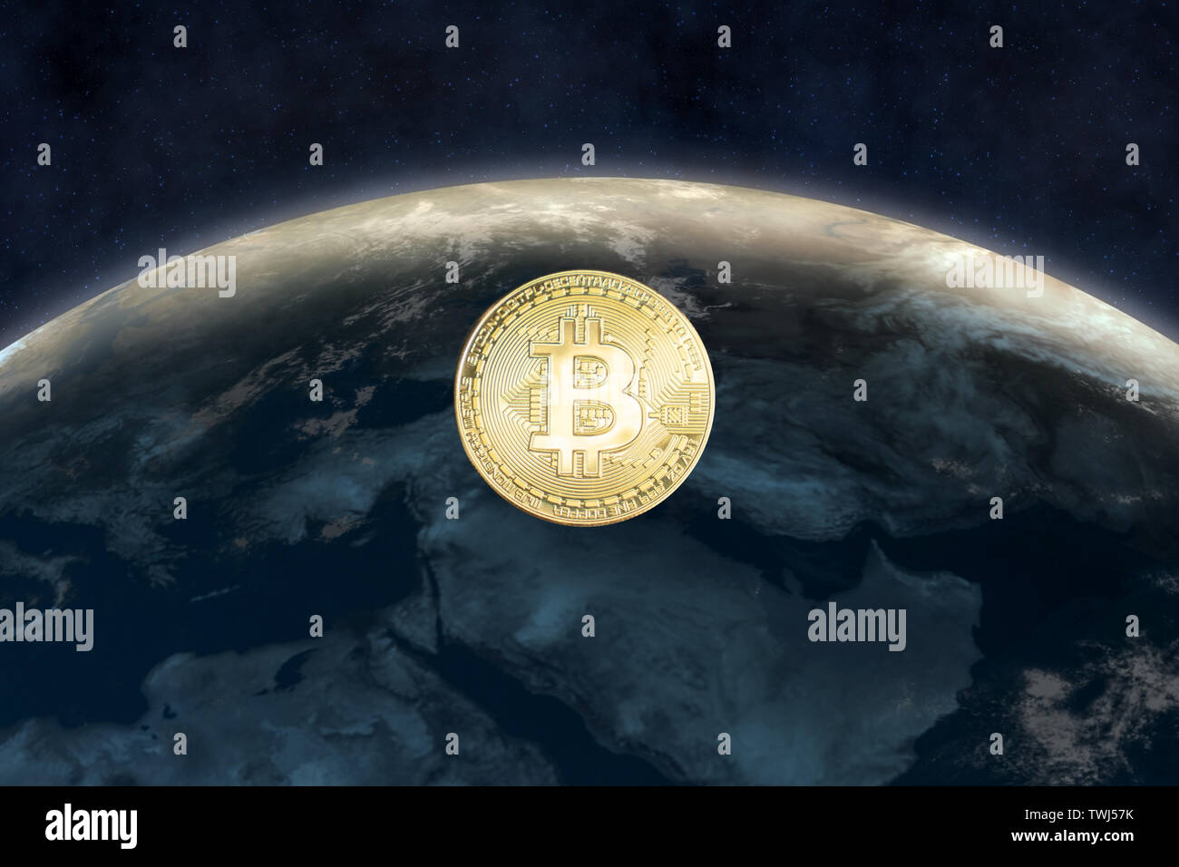Bitcoin illustrations hi-res stock photography and images - Alamy