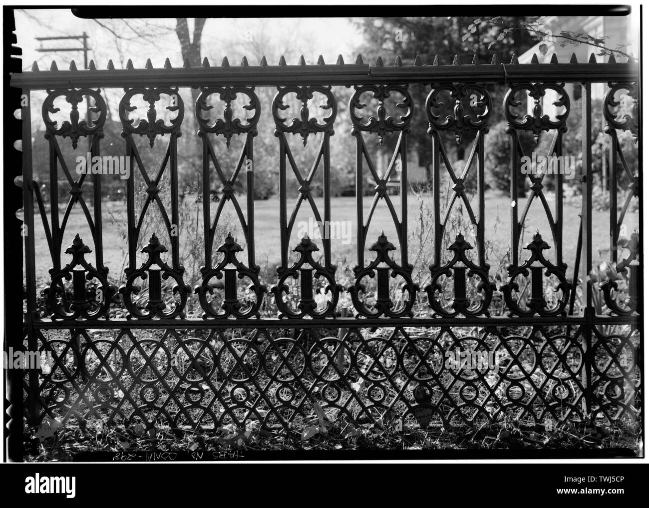 September 1966 DETAIL EAST (SIDE) FENCE - Benjamin Pomeroy House, 658 ...