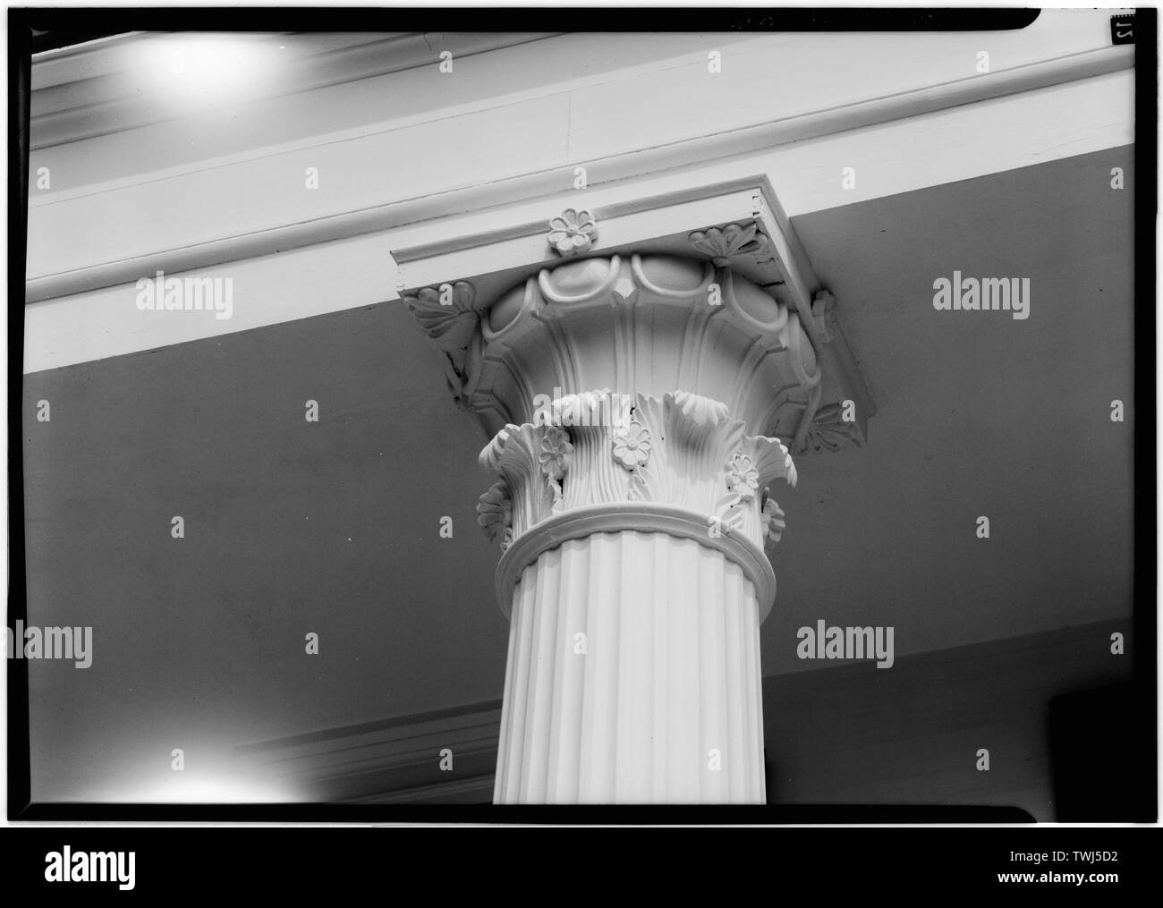 September 1966 DETAIL OF CAPITAL - Captain William Webb Wakeman House ...