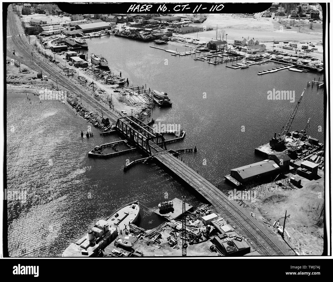 Shaws Cove Bridge. New London, New London Co., CT. Sec. 4209, MP 122.65 ...