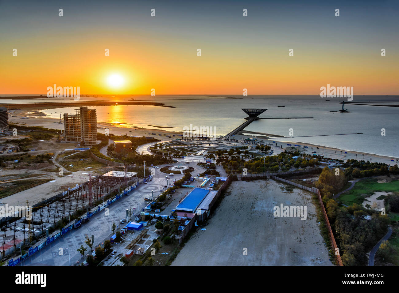 mountain sea square Stock Photo - Alamy