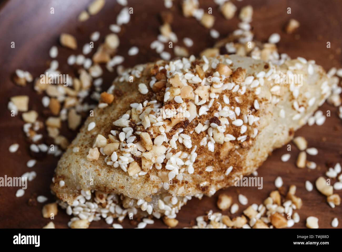 Chinese traditional snack Ciba hemp rice cake Stock Photo - Alamy