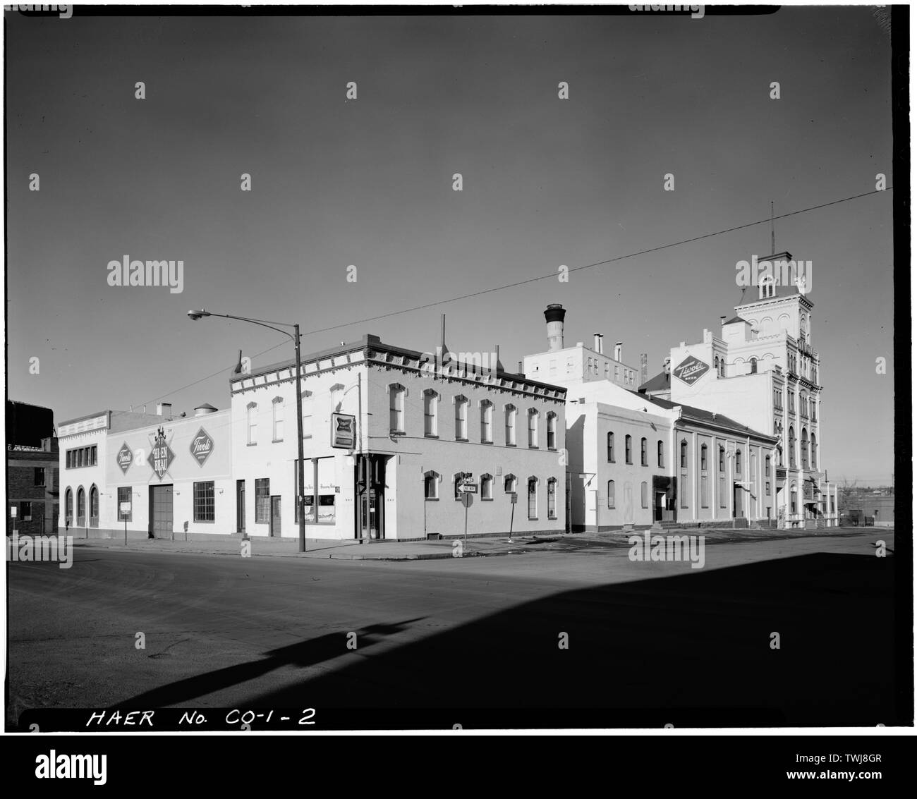 Side view of brewery complex as seen from 10th and Larimer. - Tivoli ...