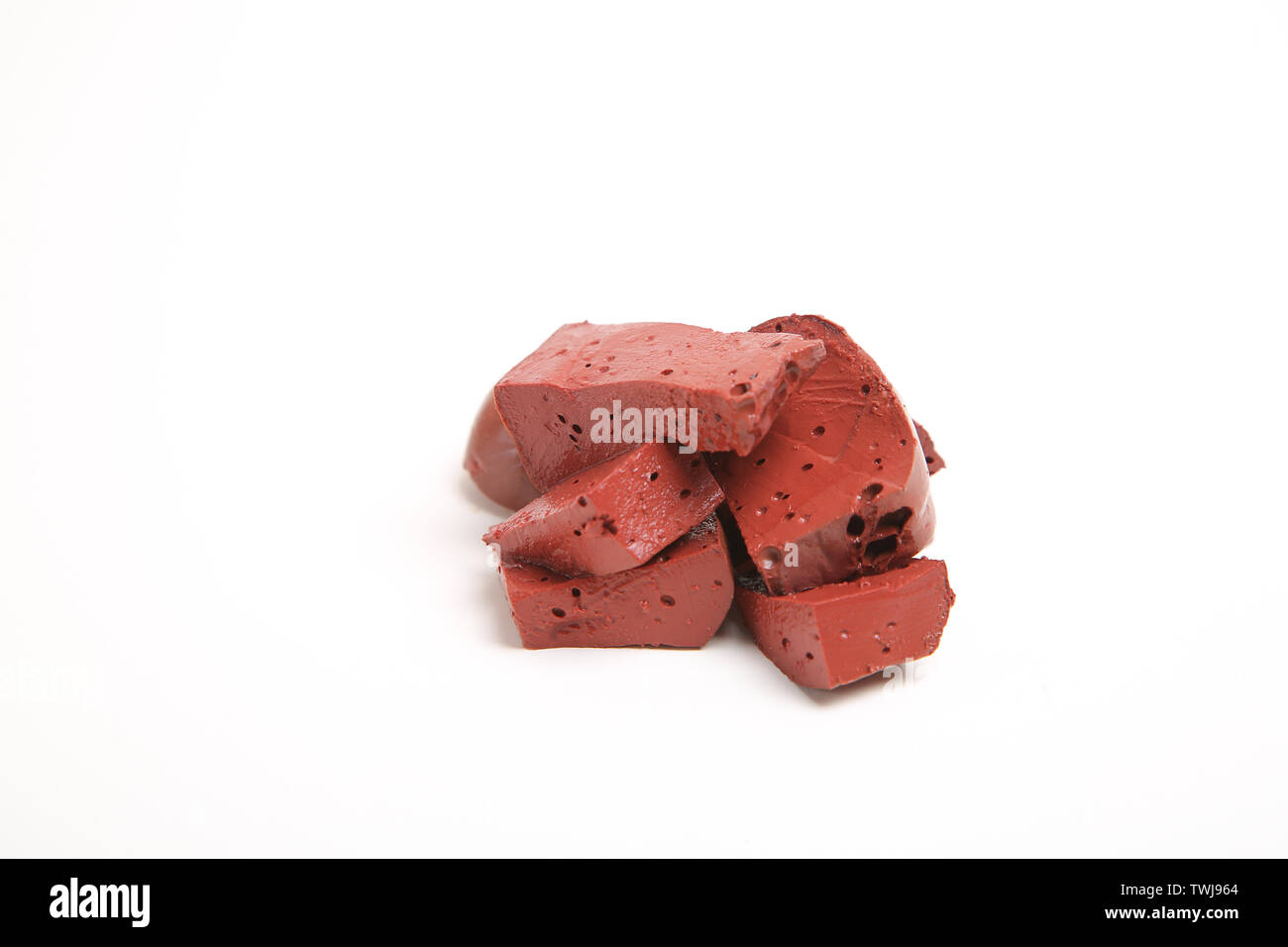 Pig blood, duck blood Stock Photo - Alamy