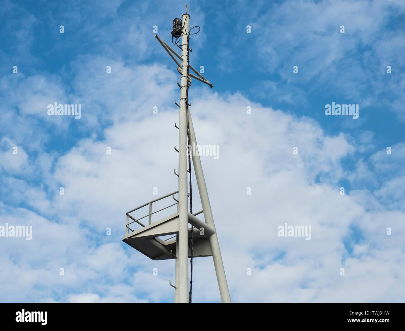 Sky no one in high rise building building technology hi-res stock ...