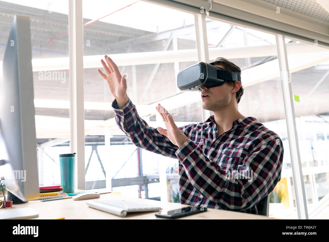 Innovative virtual reality technology hi-res stock photography and ...