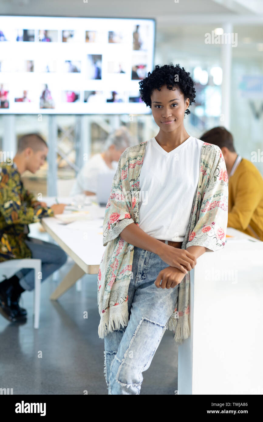 Female african american conference room hi-res stock photography and ...