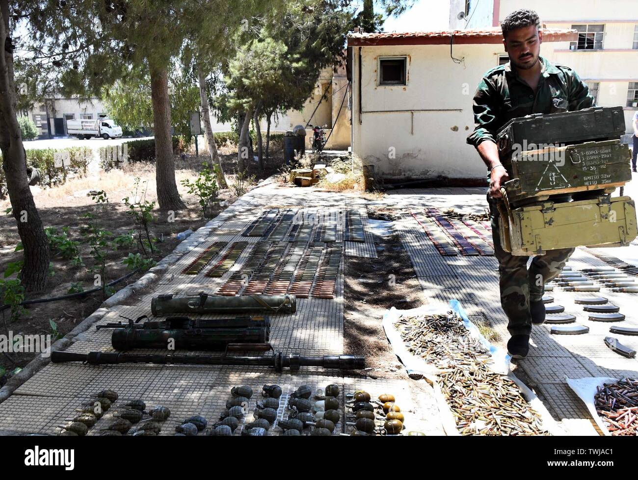 Syria damascus confiscated hi-res stock photography and images - Alamy