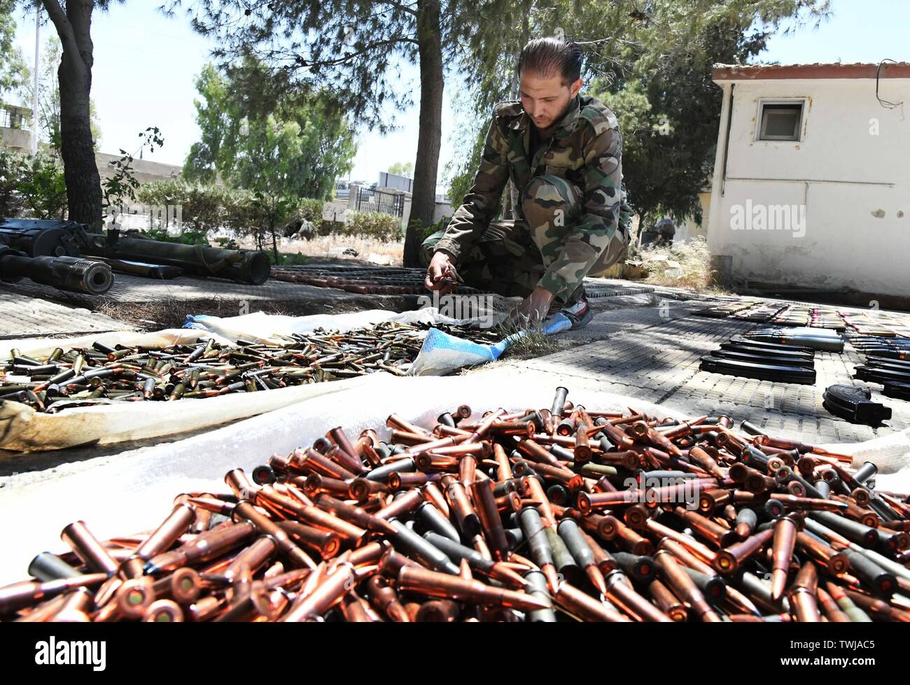 Syria damascus confiscated hi-res stock photography and images - Alamy
