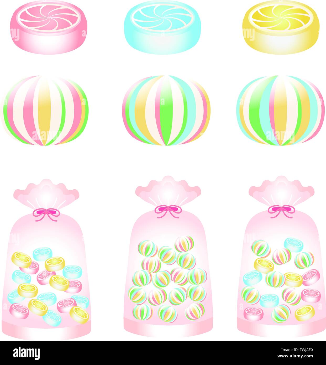 This is an illustration of Japanese candy called Kyoame Stock Vector ...