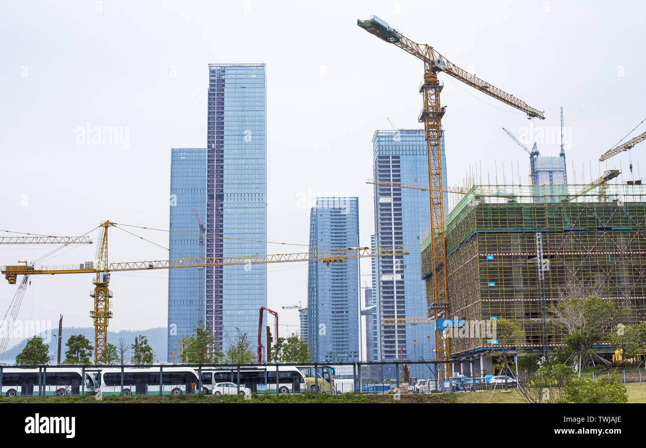Cities under construction Stock Photo - Alamy
