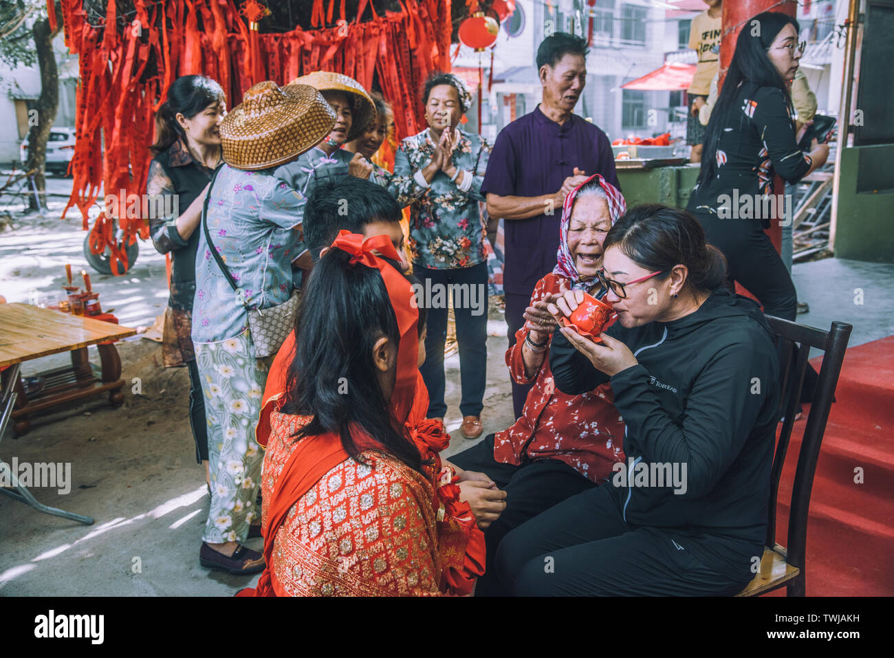 Family wedding folklore Stock Photo - Alamy