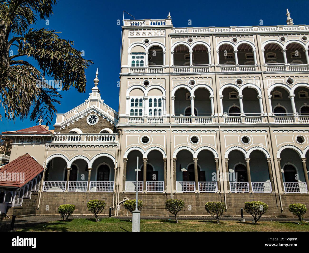 The Aga Khan Palace, Pune India Stock Photo - Alamy