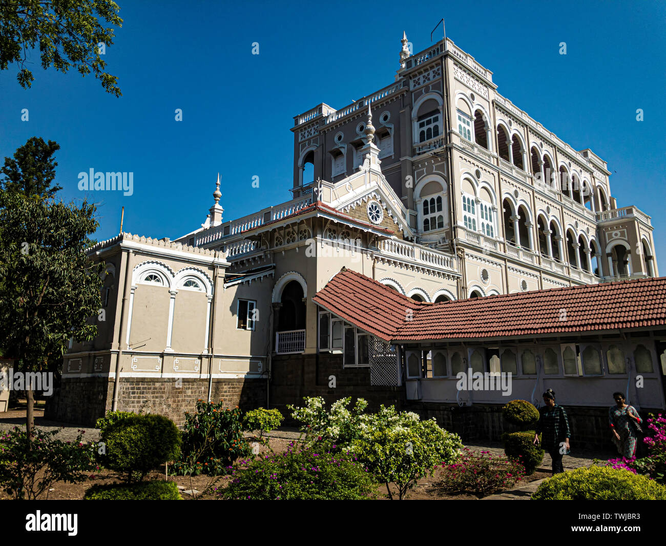 The Aga Khan Palace, Pune India Stock Photo - Alamy