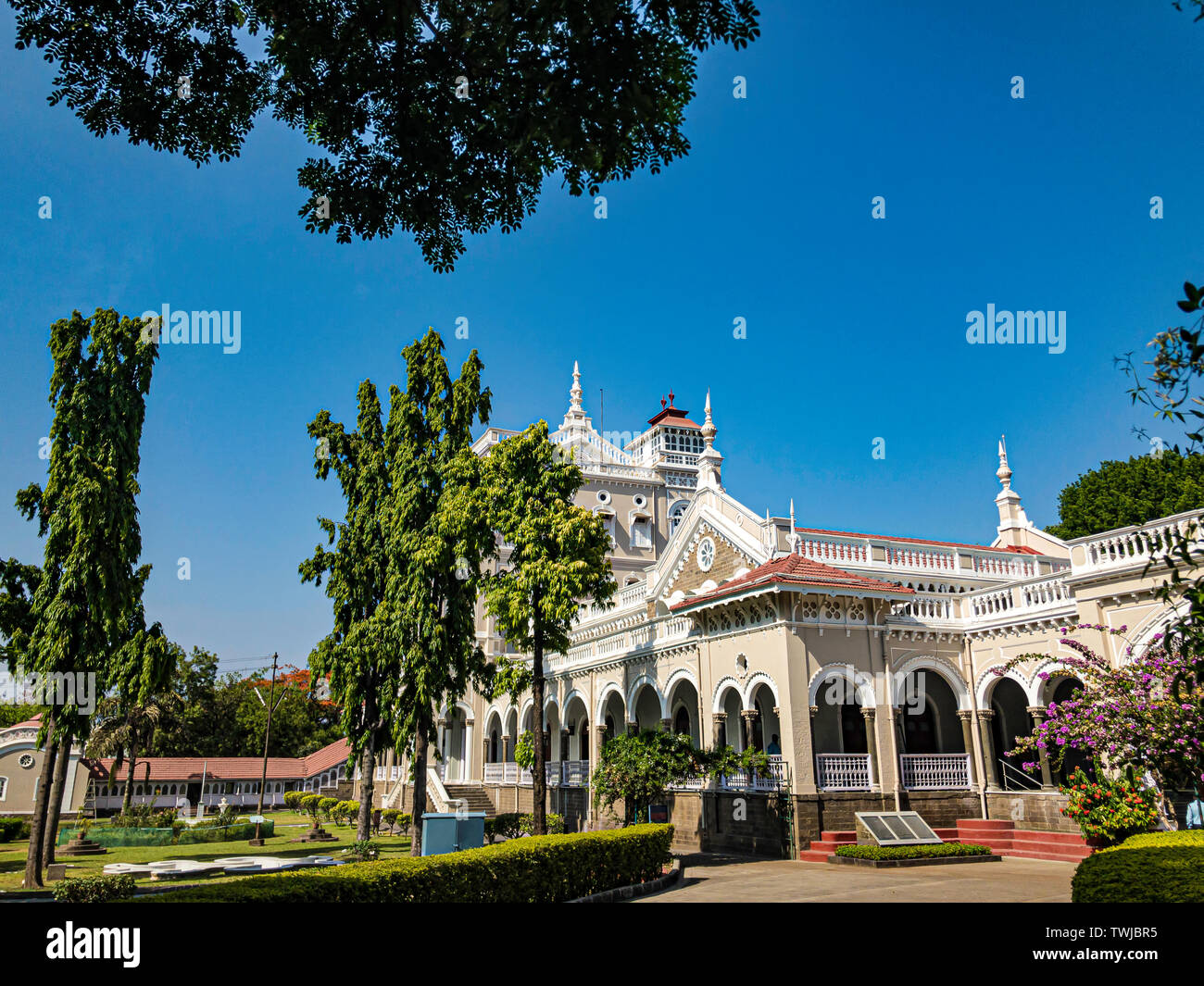 Aga khan palace pune hi-res stock photography and images - Alamy