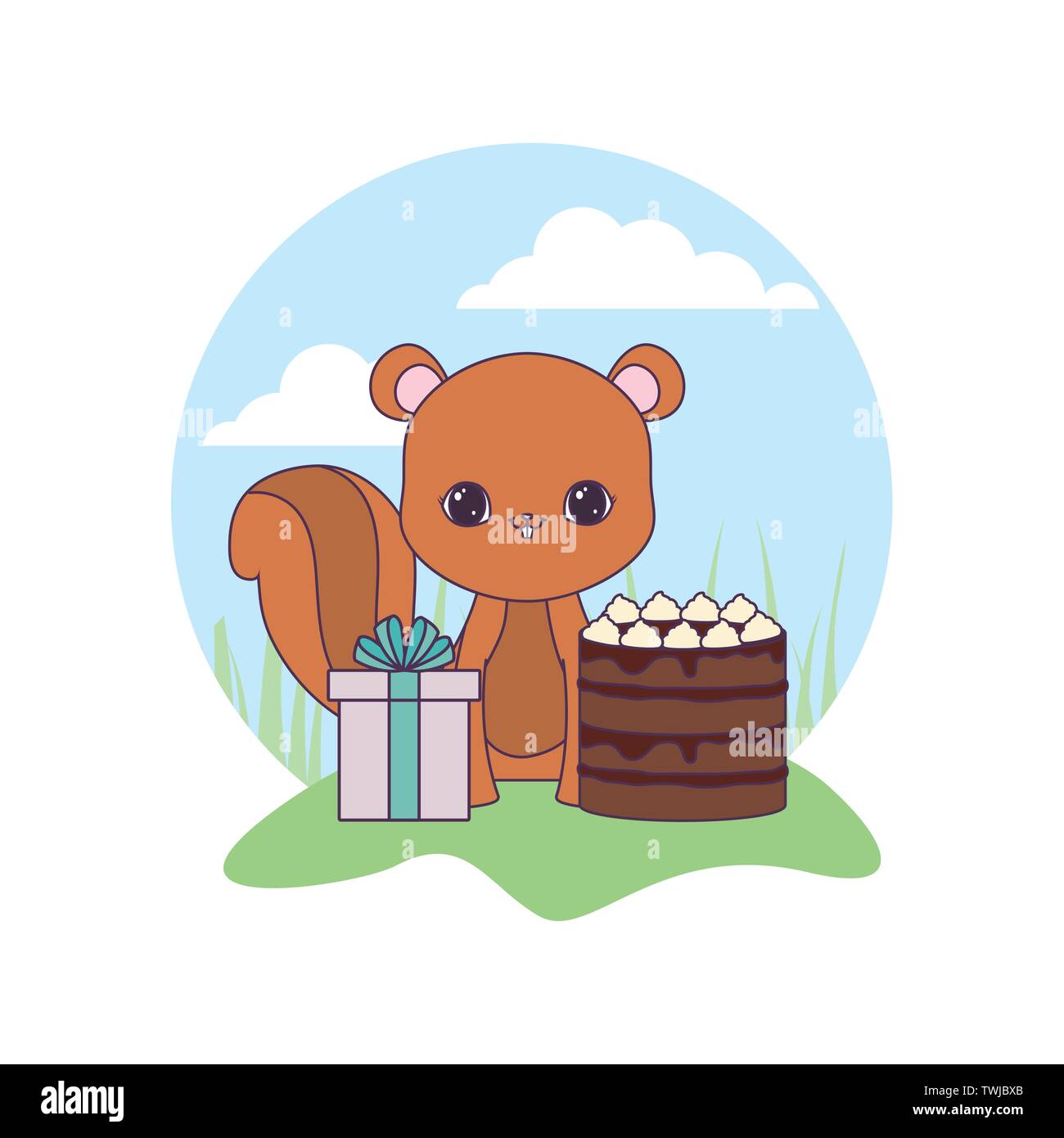 Happy sky bakery Stock Vector Images - Alamy