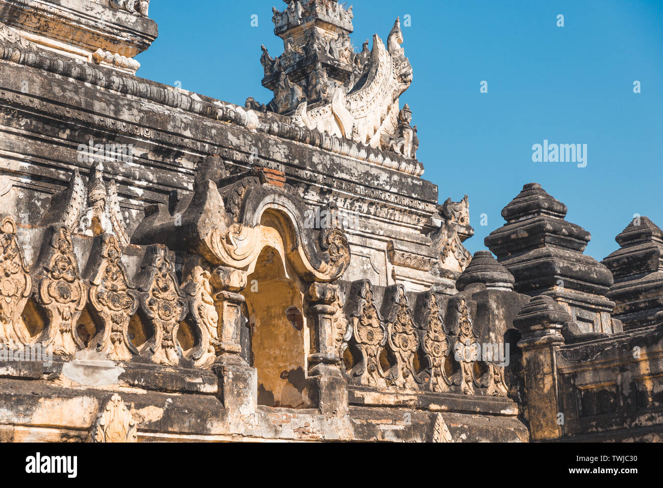 Scenery of the ancient city of Inwa, Myanmar Stock Photo - Alamy